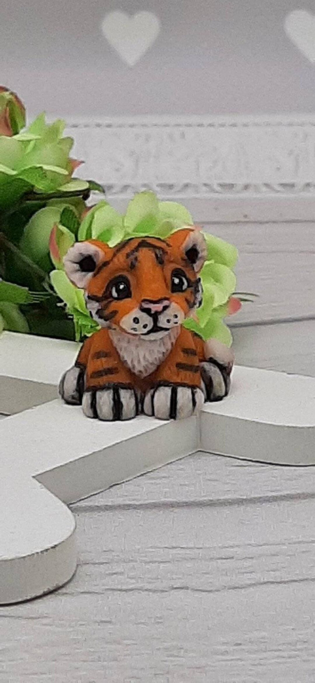 Cute Tiger Miniature,african Cats Miniature,mini Tiger Sculpture, Tiger ...