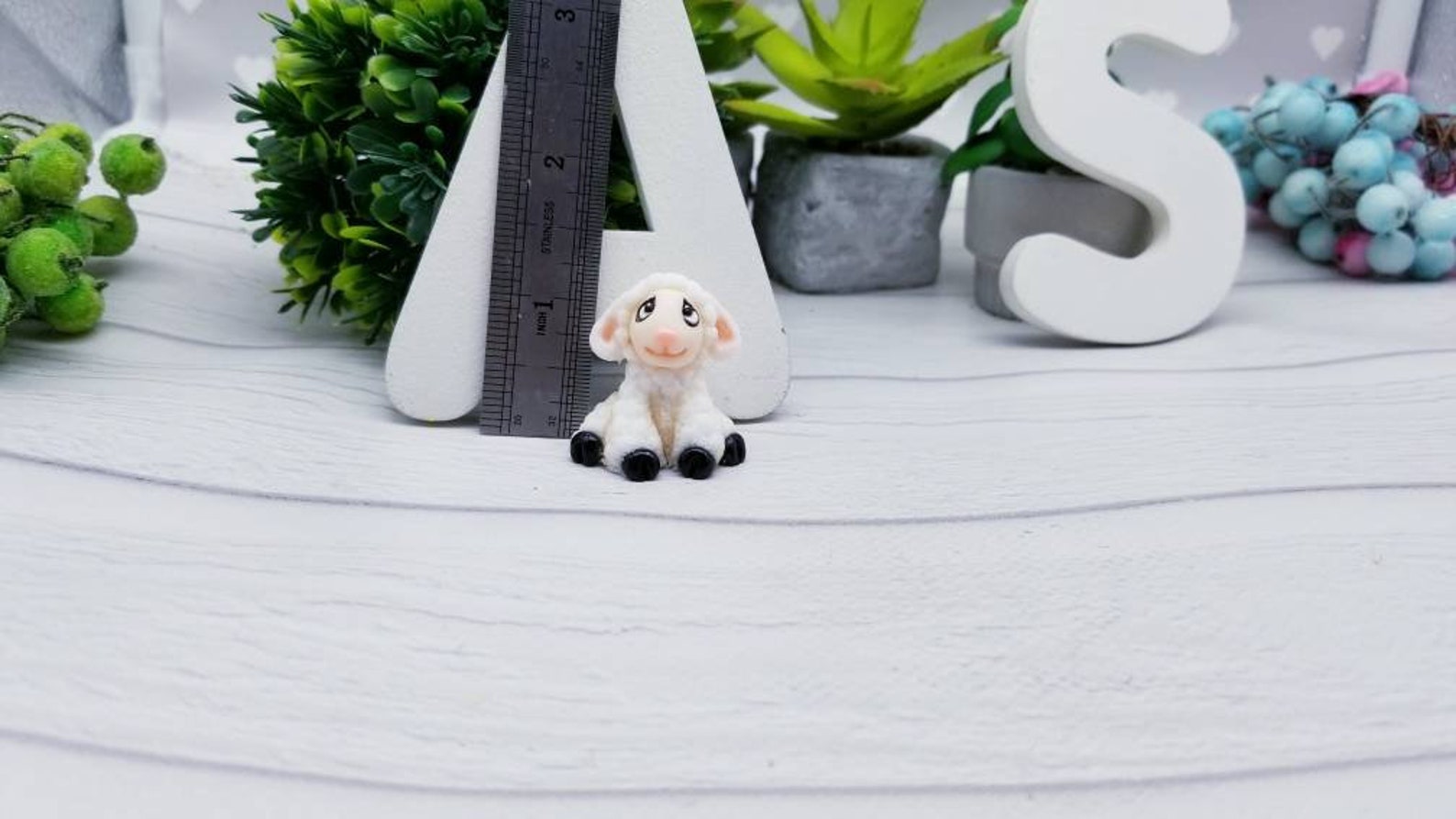 Miniature Lamb From Polimer Clay, Cute Little Lamb,sheep Little ...