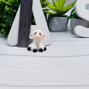 Miniature Lamb From Polimer Clay, Cute Little Lamb,sheep Little ...