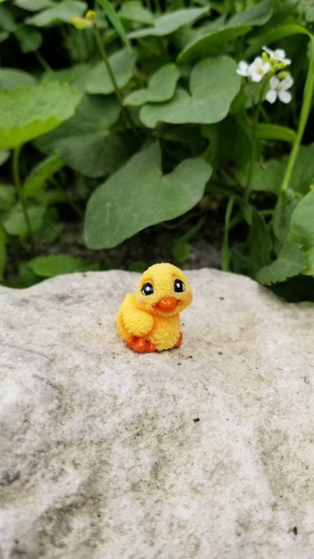 Cute Baby Duck Miniature, Duckling Mini Sculpture, Cute Miniature Gift ...