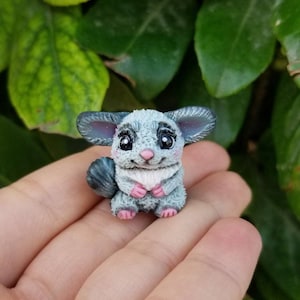 Cute Fairy Animal Miniature From Polimer Clay, Fairy Animal Sculpture ...