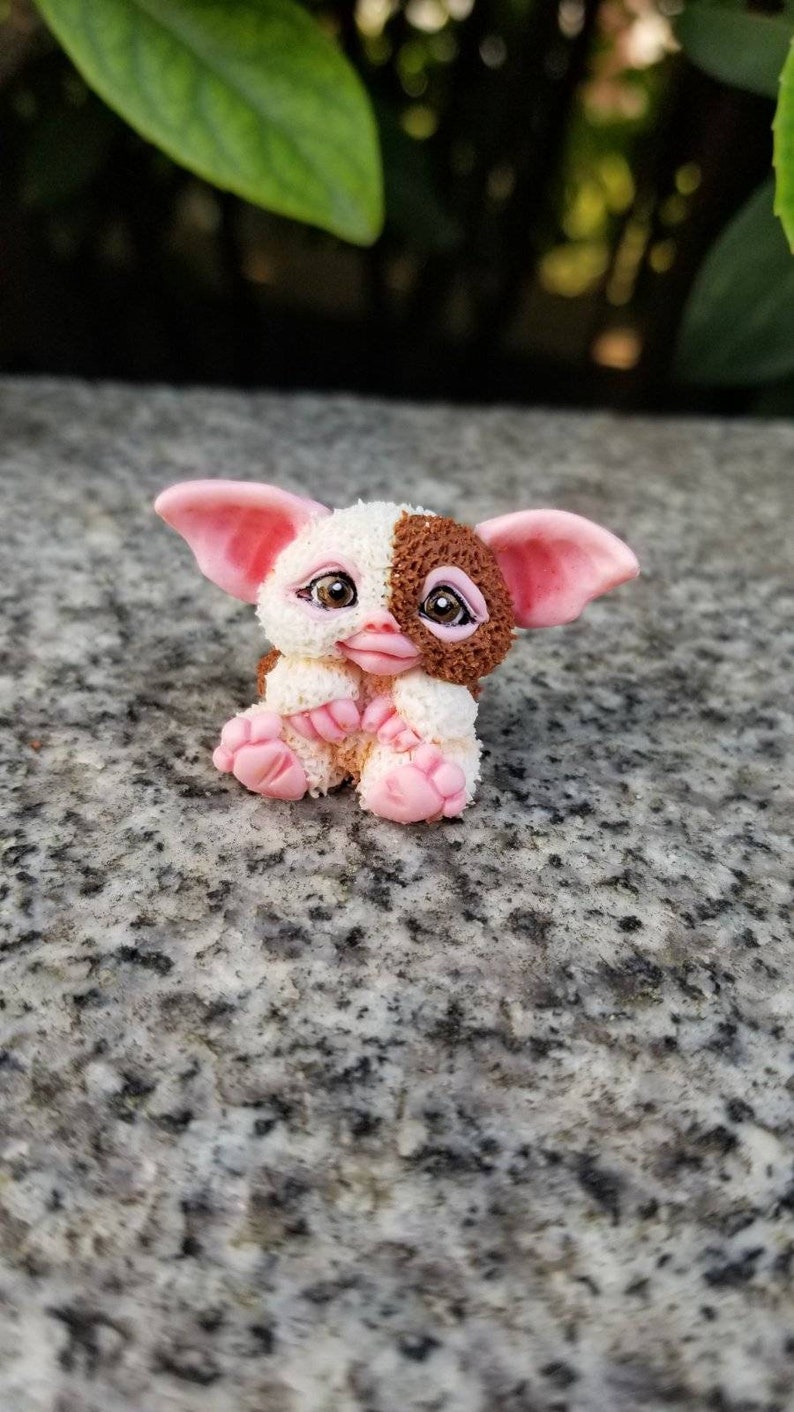 Cute Gremlin Miniature Mogwai From Polimer Clay Gremlin Gizmo - Etsy