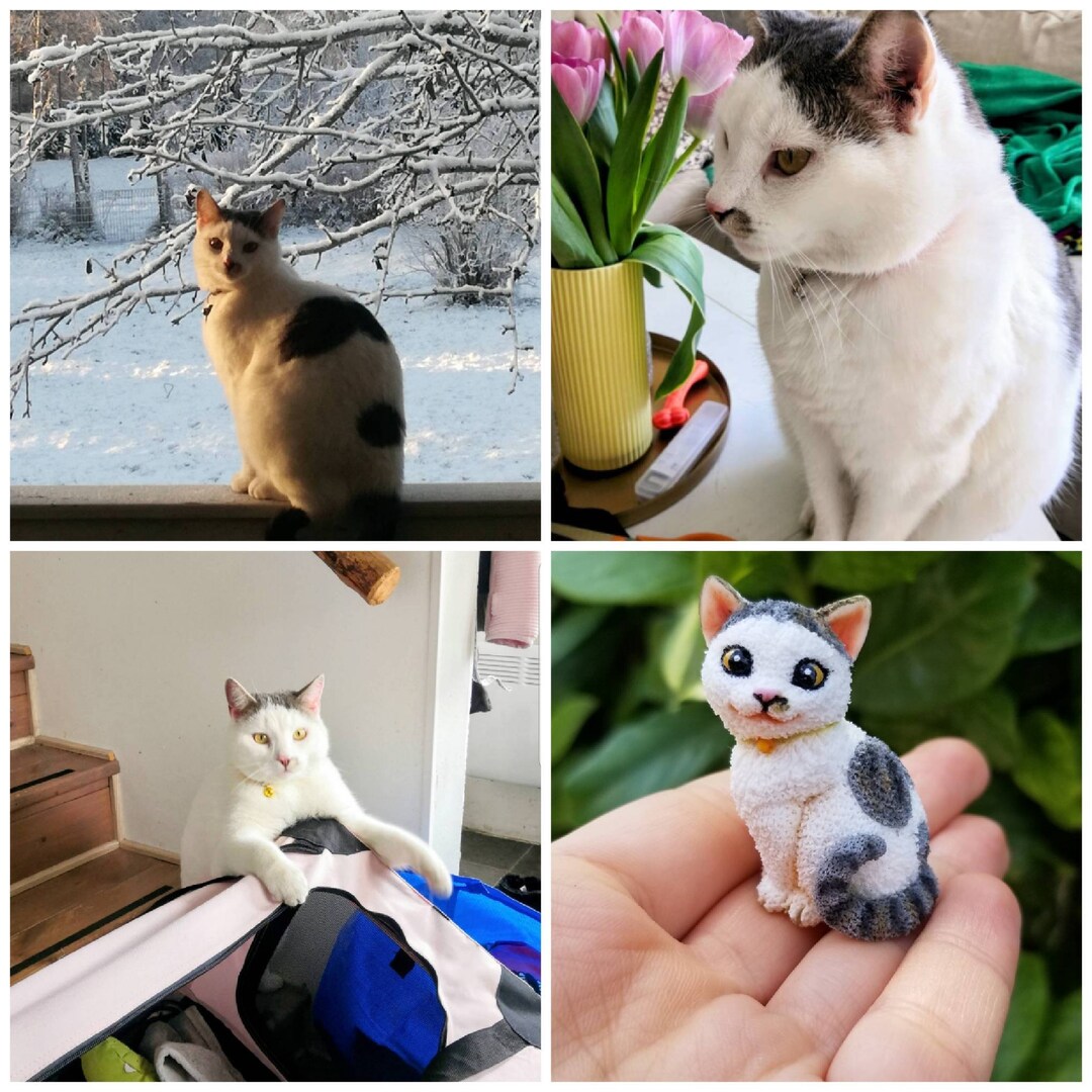 Miniature of a Pet, Made According to Your Photo, a Personal Gift ...