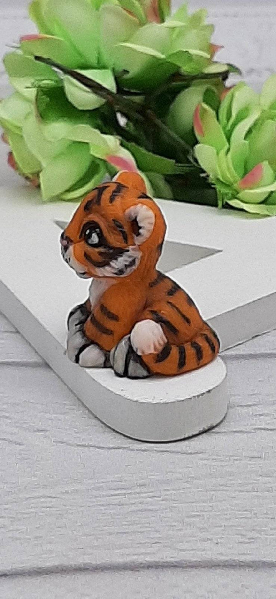 Cute Tiger Miniatureafrican Cats Miniaturemini Tiger - Etsy