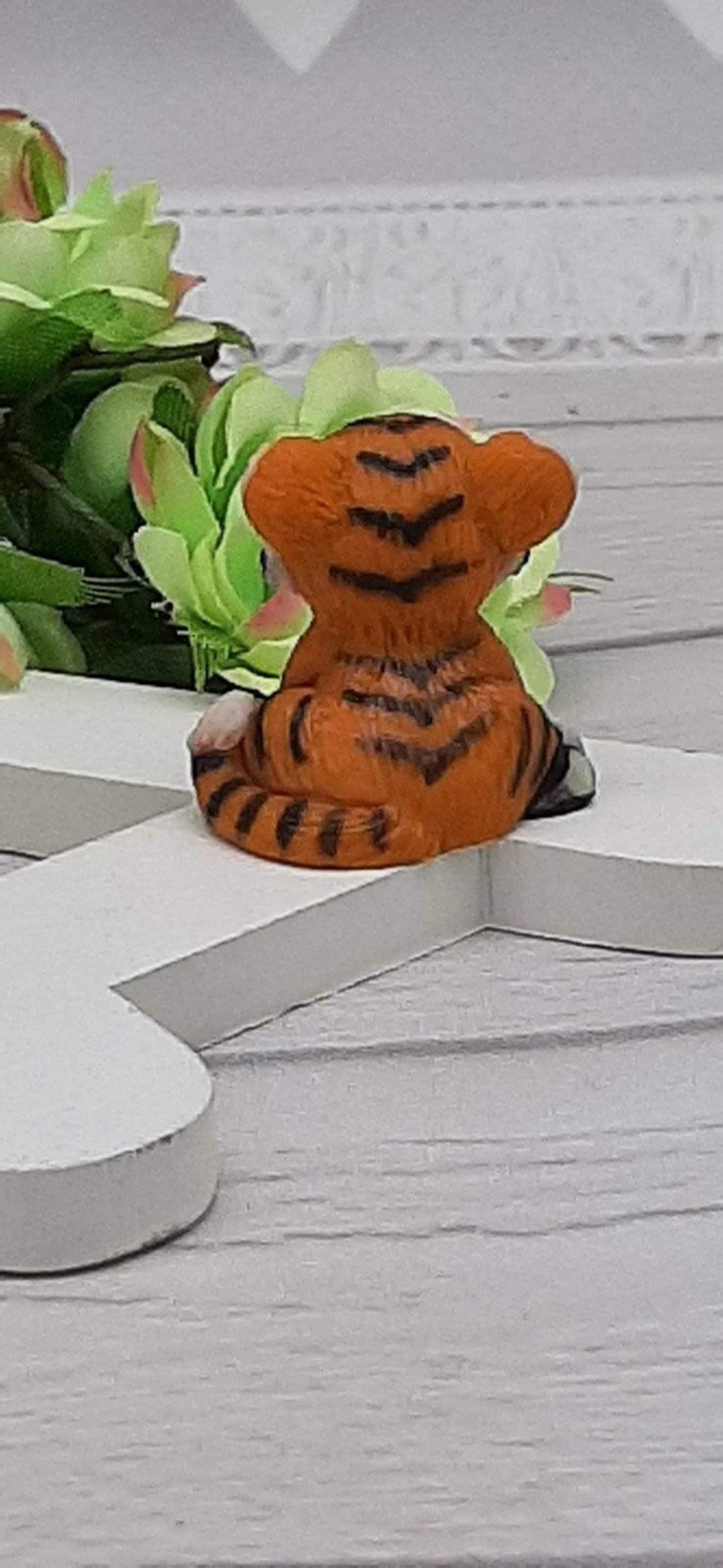 Cute Tiger Miniatureafrican Cats Miniaturemini Tiger - Etsy