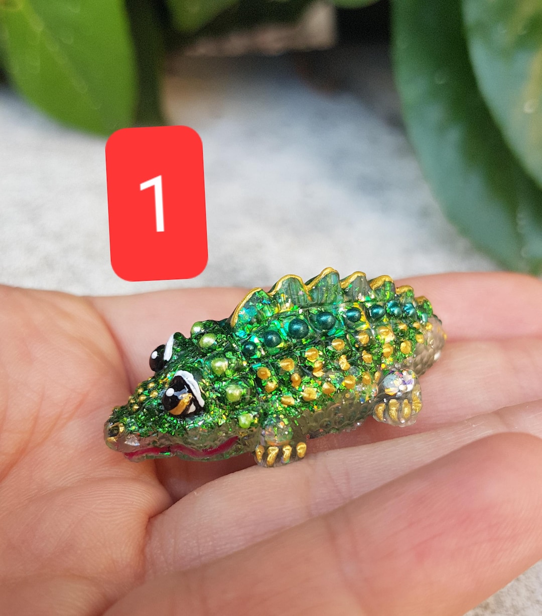 Crocodile Epoxy Miniature, Alligator Miniature, Reptile Miniature ...