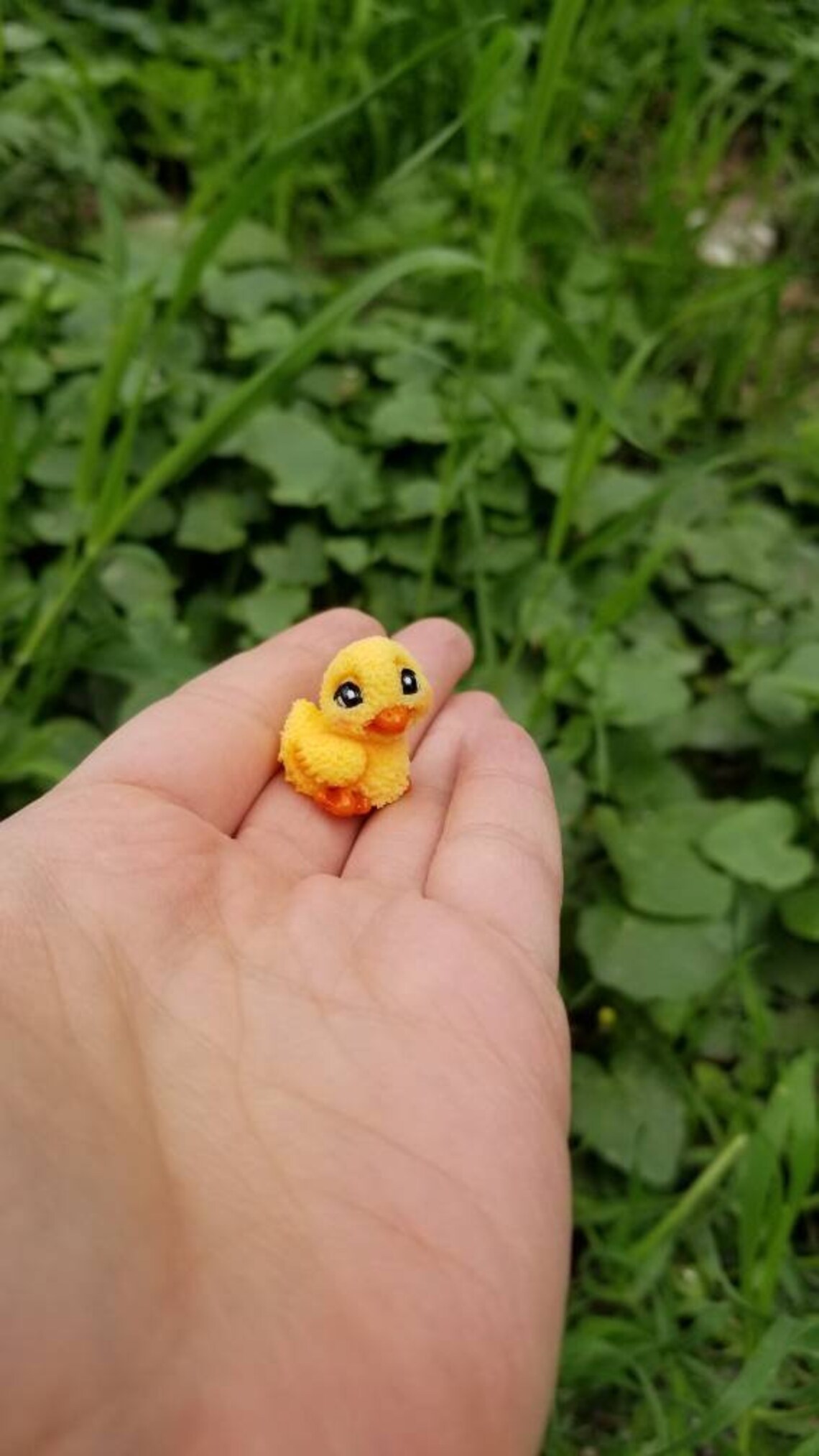 Cute Baby Duck Miniature Duckling Mini Sculpture Cute - Etsy