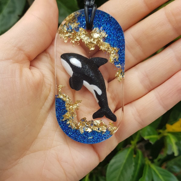 Orca Pendant - Etsy