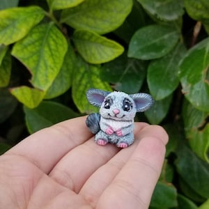 Cute Fairy Animal Miniature From Polimer Clay, Fairy Animal Sculpture ...