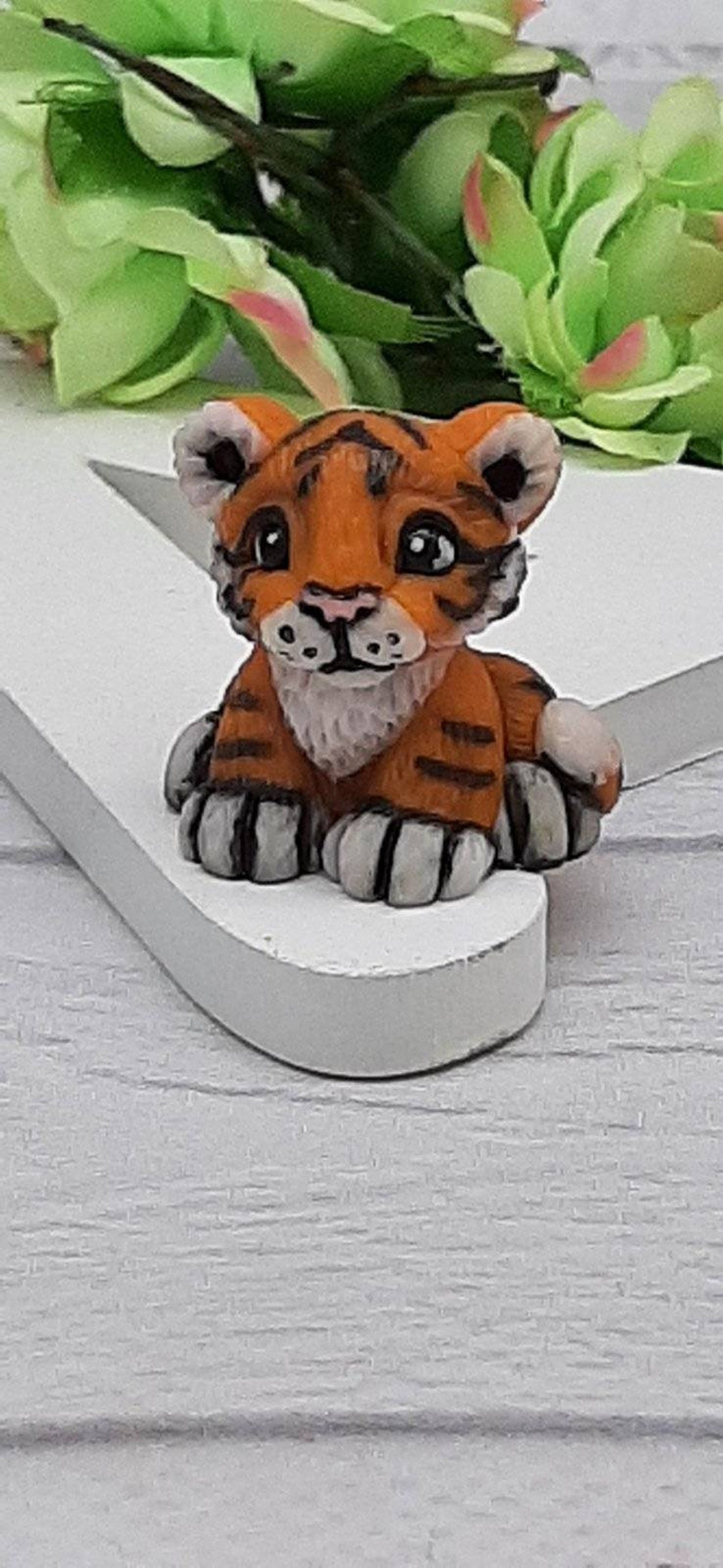 Cute Tiger Miniatureafrican Cats Miniaturemini Tiger - Etsy