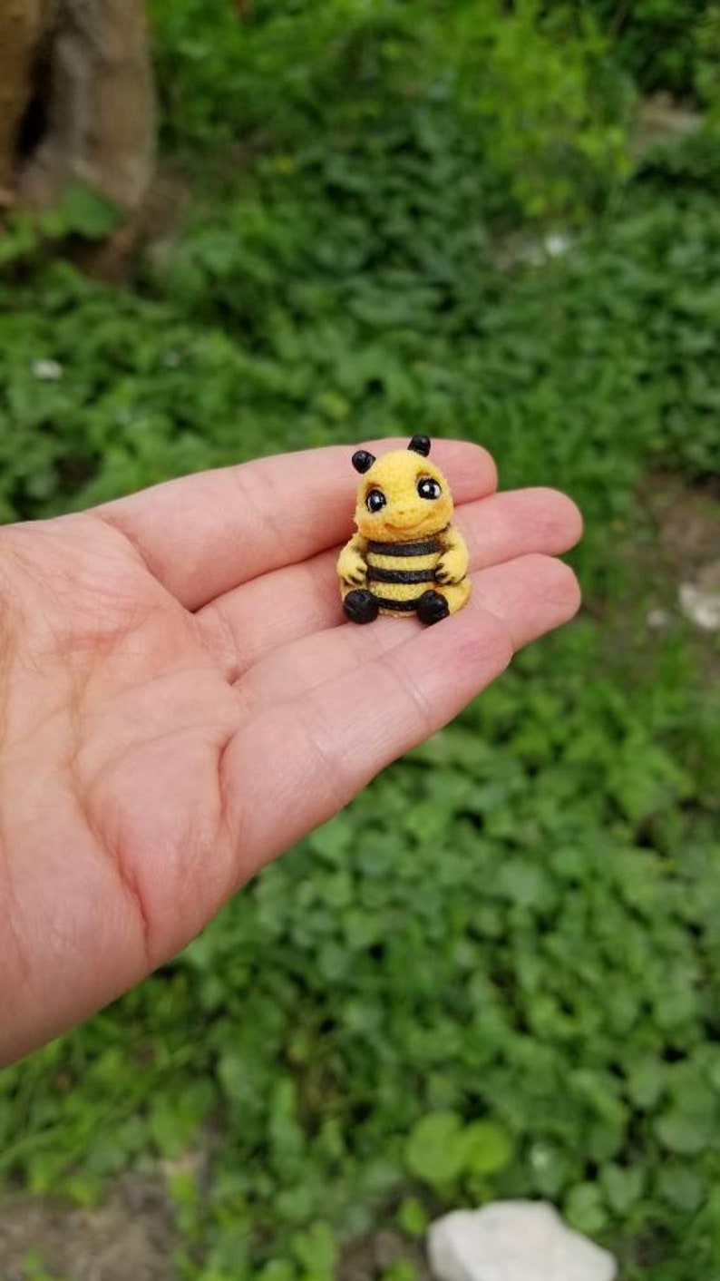 Beekeeper Giftbee Miniature Cute Bee Figurine Bee Toy - Etsy