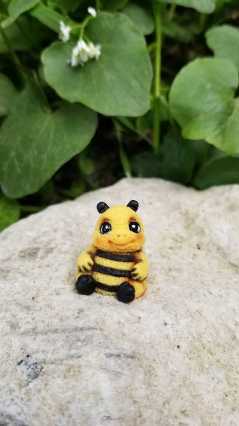 Beekeeper Giftbee Miniature Cute Bee Figurine Bee Toy - Etsy