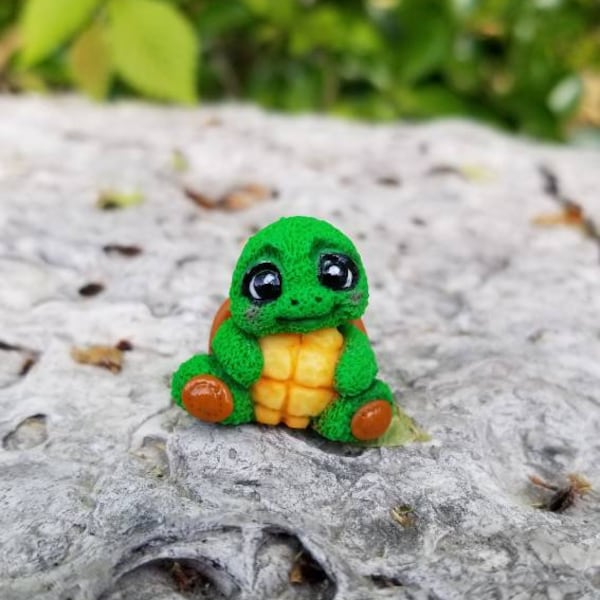 Turtle Figurine - Etsy