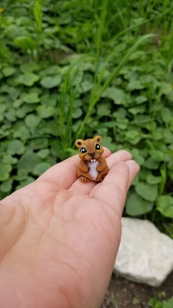 Cute Beaver Miniature Mini Sculpture of Beaver Baby Beaver - Etsy