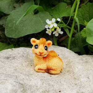 Cute Camel Miniature, Mini Camel Sculpture, Personalized Miniature Gift ...