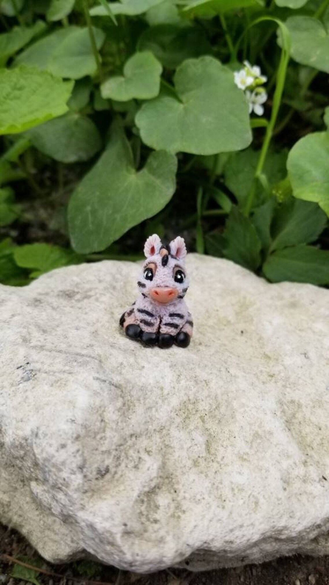 Cute Zebra Miniature Zebra Cub Sculpture Little Zebra | Etsy