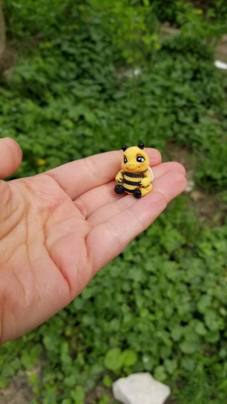 Beekeeper Giftbee Miniature Cute Bee Figurine Bee Toy - Etsy