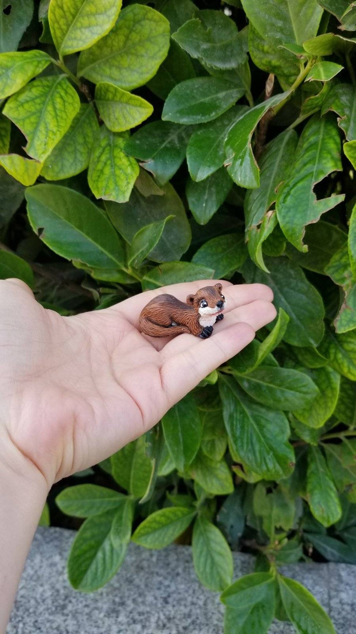 Cute Otter Miniature Cute Weasel Miniature From Polimer - Etsy