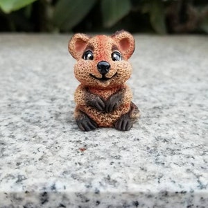Cute Quokka Miniature Gift, Mini Quokka Sculpture, Quokka Statuette ...