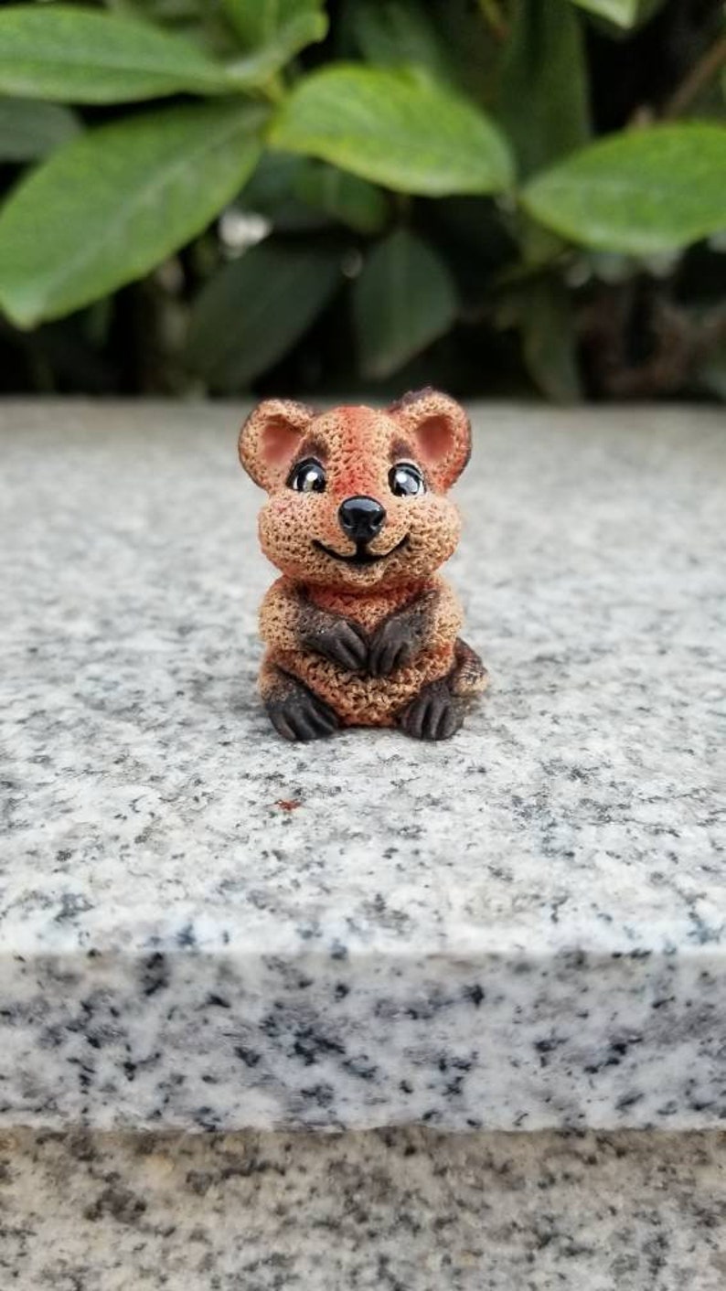 Cute Quokka Miniature Gift, Mini Quokka Sculpture, Quokka Statuette ...