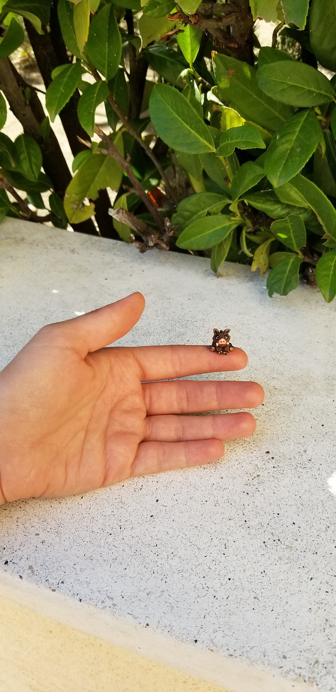 Micro Boar Figurine, Mini Boar, Small Wild Boar Sculpture, Wild Boar ...