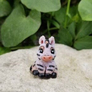 Cute Zebra Miniature, Zebra Cub Sculpture, Little Zebra Toy,miniature ...