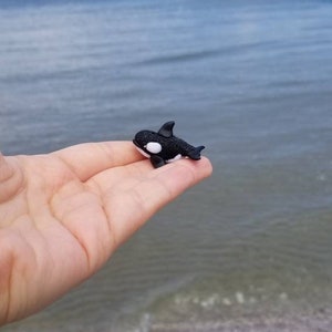 Orca Whale Gift / Orca Figurine / Cute Orca/ Miniature Orca/ Cute Mini ...