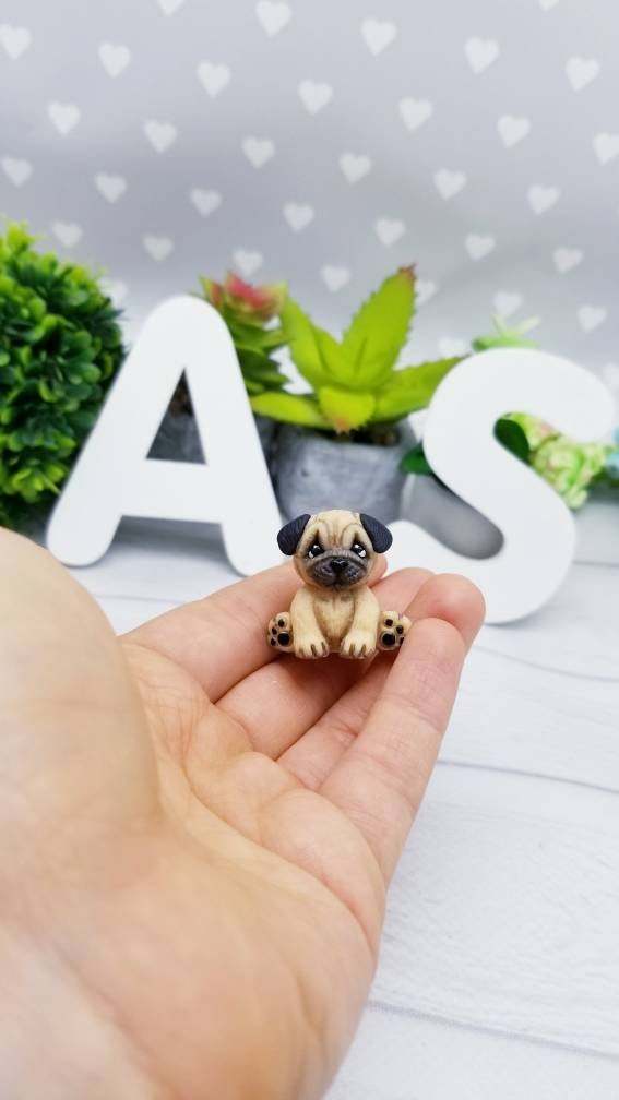 Cute Pug Miniature Dog Miniature Mini Dog Gift Personalized - Etsy