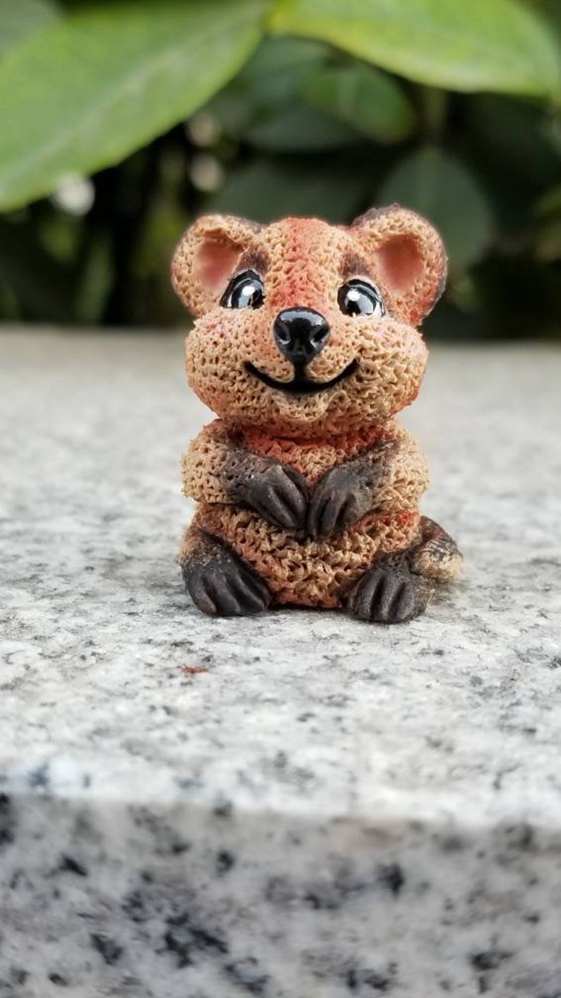 Cute Quokka Miniature Gift, Mini Quokka Sculpture, Quokka Statuette ...