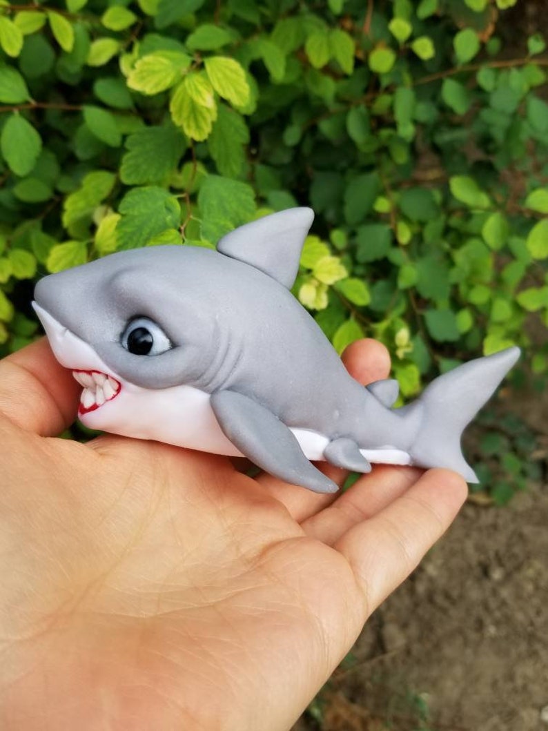 Great white shark / shark figure /shark figurine | Etsy