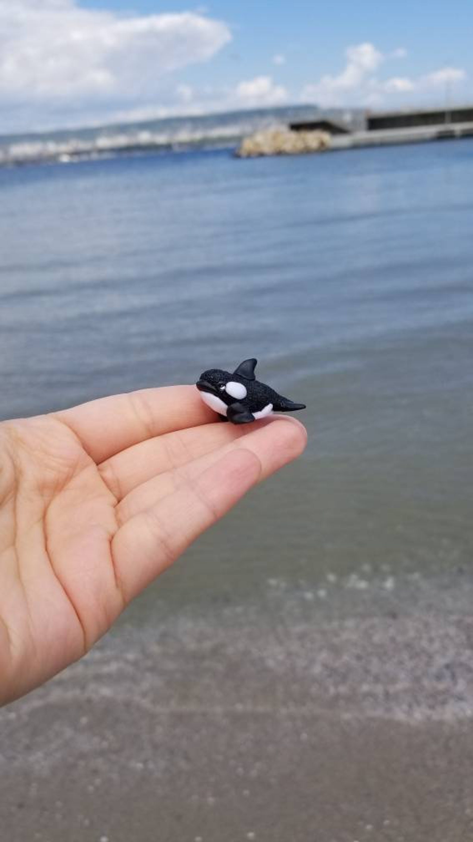 Orca Whale Gift / Orca Figurine / Cute Orca/ Miniature Orca/ Cute Mini ...