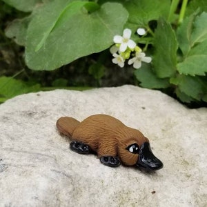 Cute Platypus Miniature,mini Platypus Figurine, Australian Animal ...