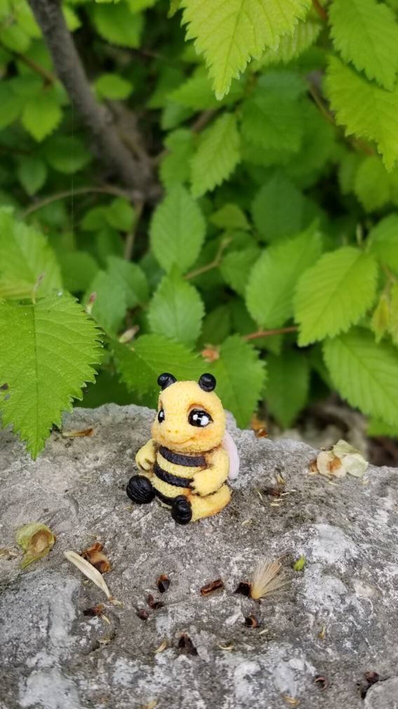 Beekeeper Giftbee Miniature Cute Bee Figurine Bee Toy - Etsy