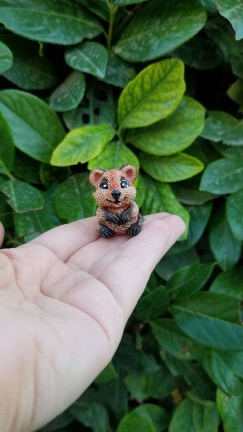 Cute Quokka Miniature Gift Mini Quokka Sculpture Quokka - Etsy
