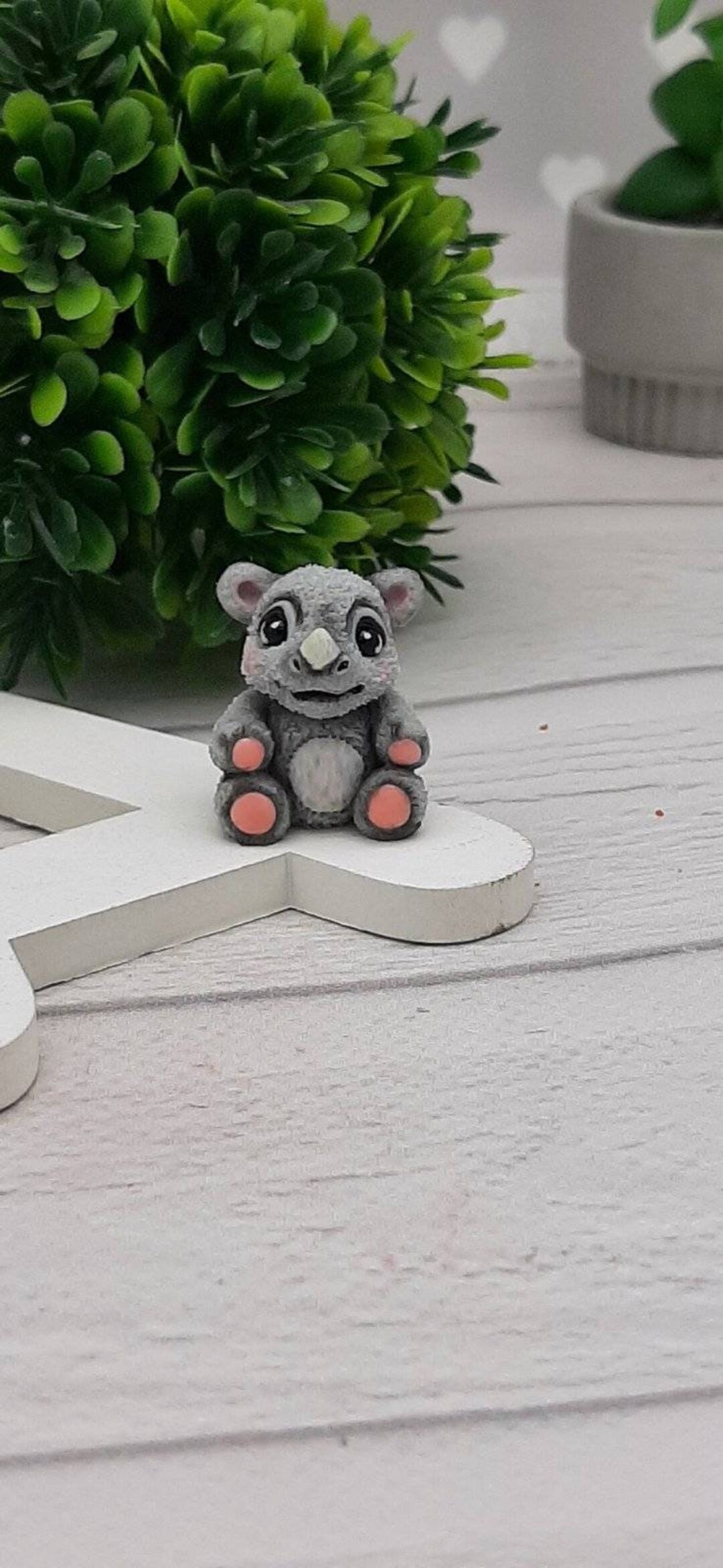 Cute Rhinoceros Miniature,african Collection Beast Miniature ...