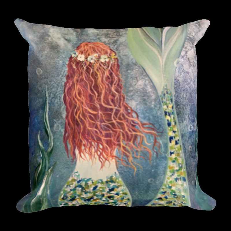 Mermaid Pillow - Etsy