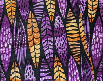 Purple African Fabric - Etsy