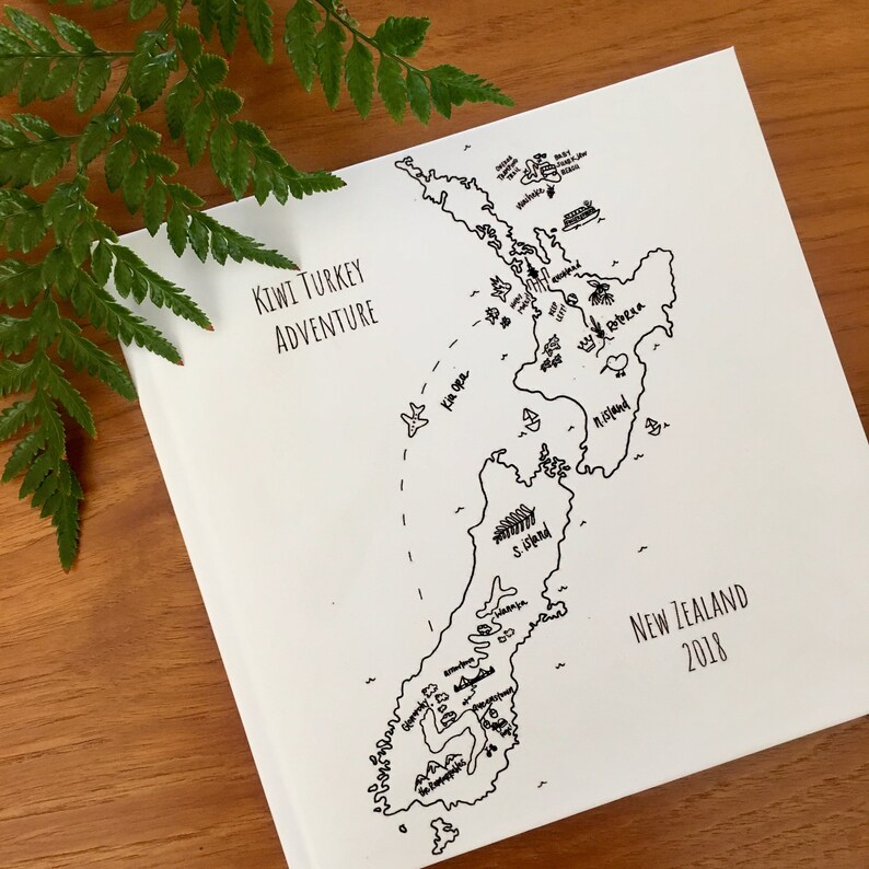 Custom Map Book Cover - Etsy
