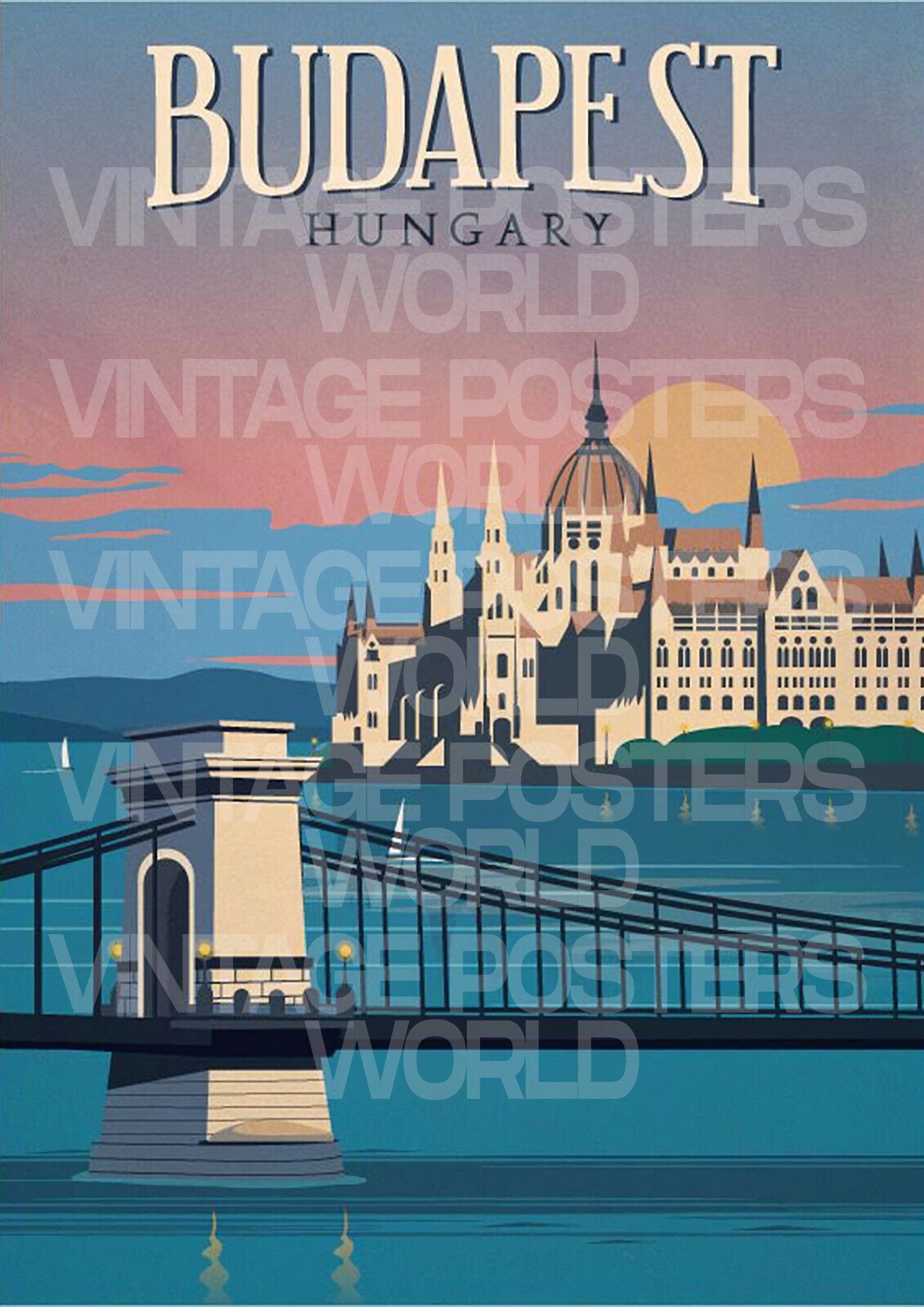 Vintage Travel Retro Posters A4 HD Prints Digital Art Tourism Holiday ...