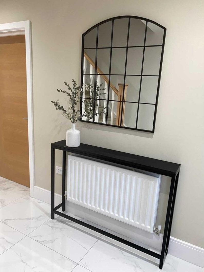 BLACK CONSOLE TABLE Available in Matt or Gloss Finish Any - Etsy UK