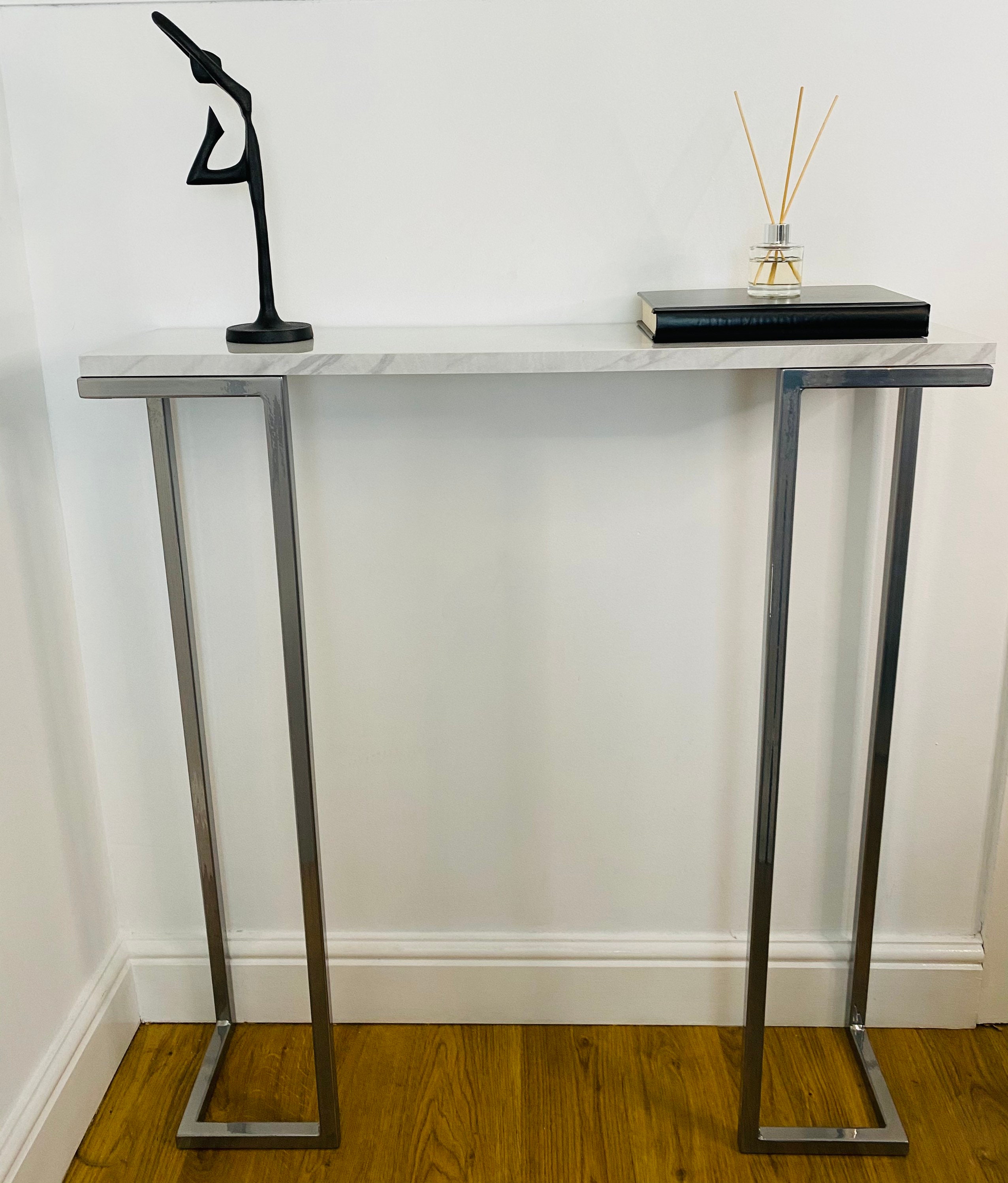 CONSOLE TABLE Beautiful Marble Effect Top Gloss or Matt | Etsy UK