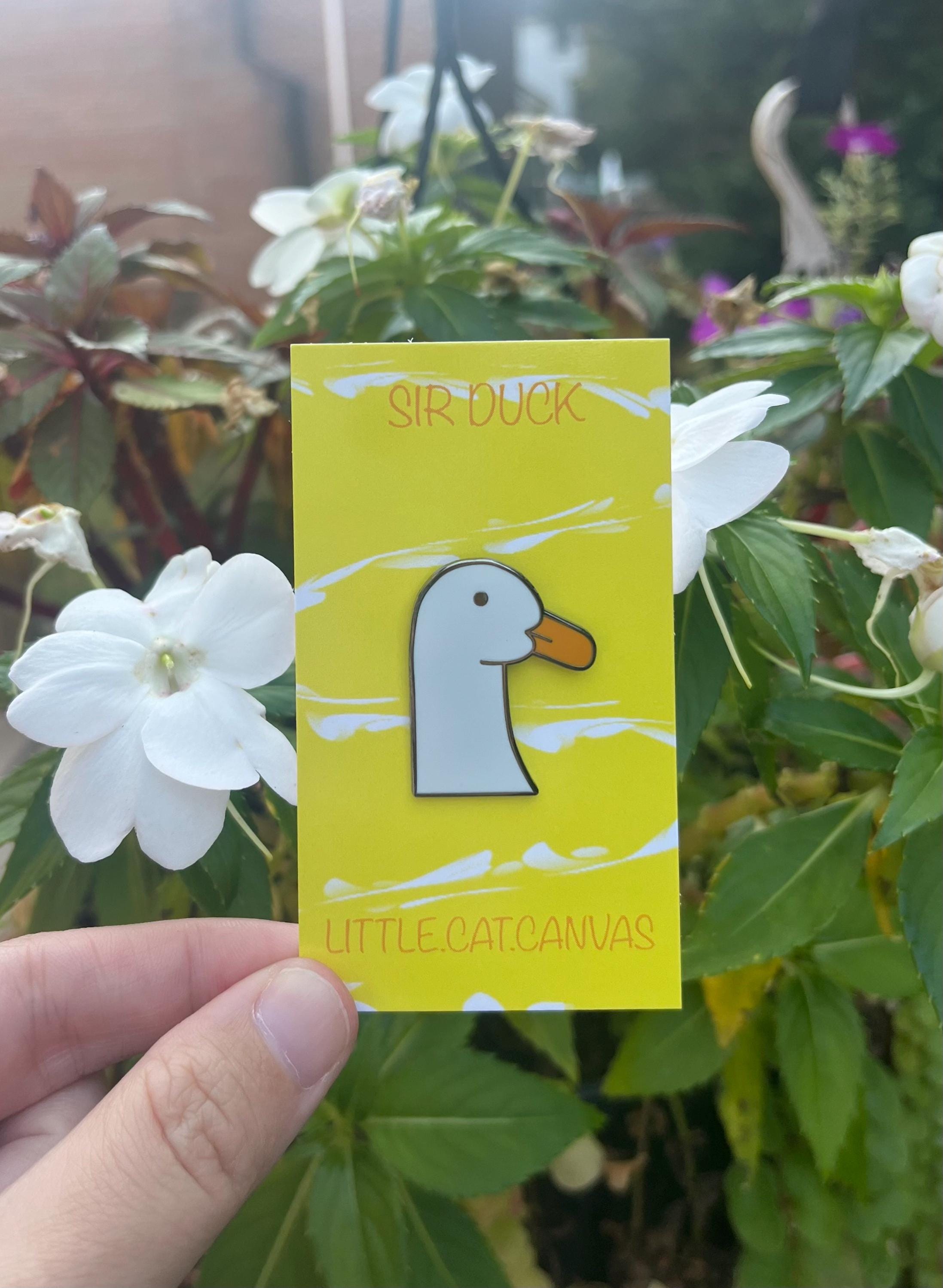 Sir Duck Enamel Pin - Hard Enamel Pin - Etsy