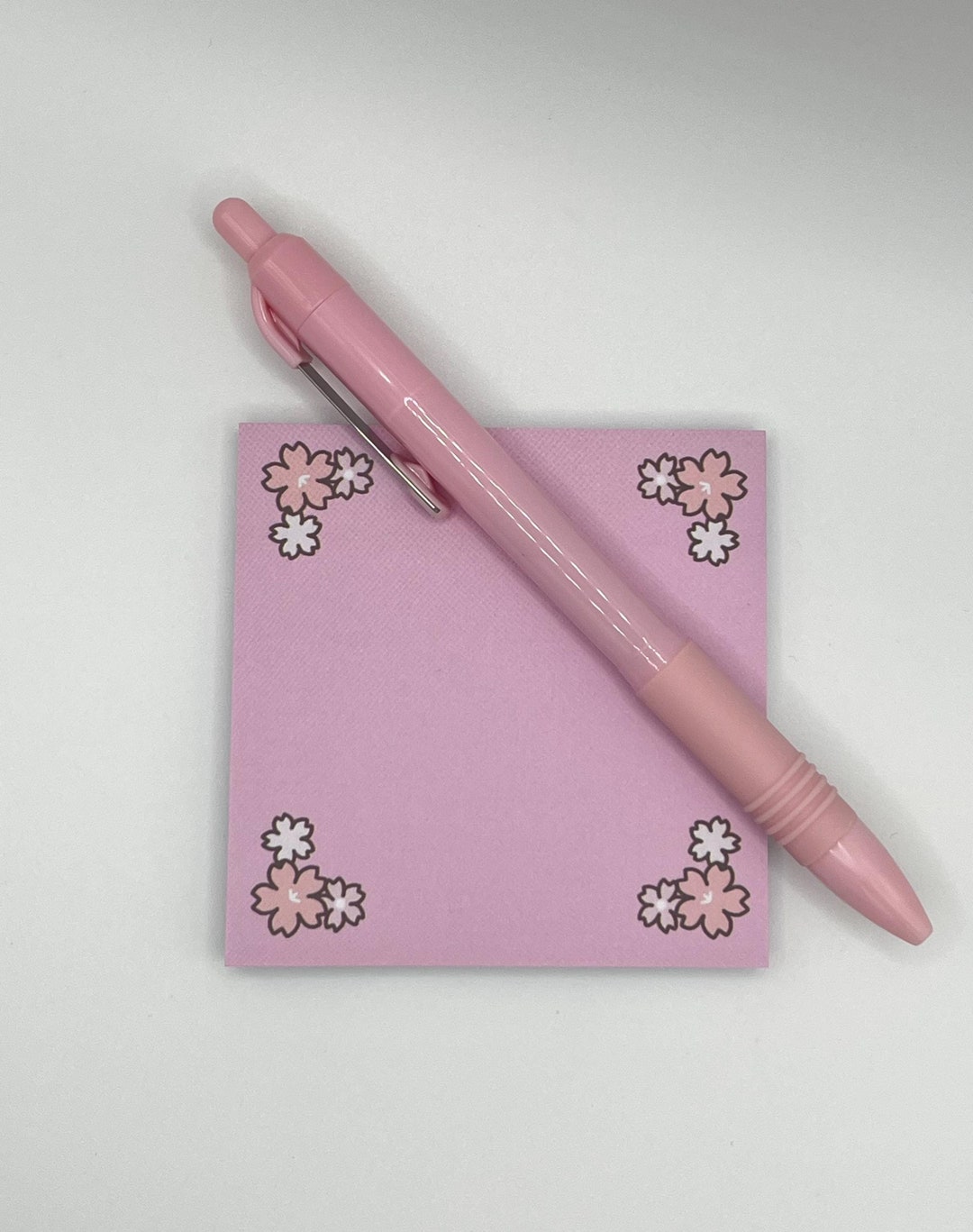 Sakura Cherry Blossom Sticky Notes - Stationery - Cute Memo Pad ...