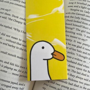 Sir Duck - Duck Bookmark - Reading Bookmark - Etsy