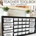 Teacher Toolbox Labels | Elementary Classroom Decor| Boho Woodland ...