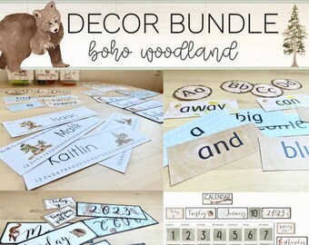 Classroom Woodland Theme - Etsy