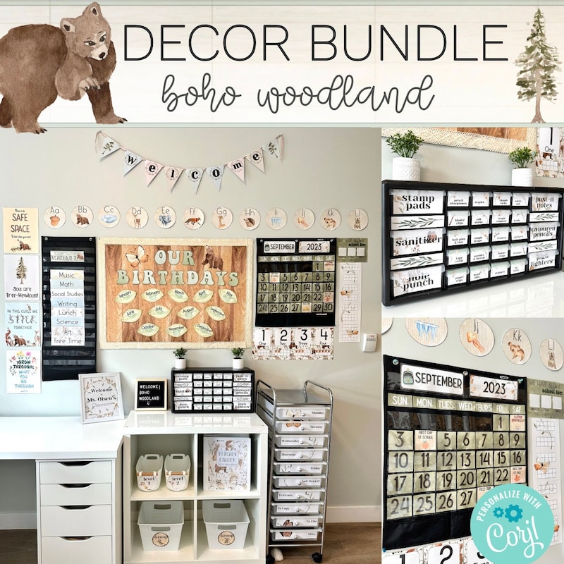 Woodland Classroom - Etsy