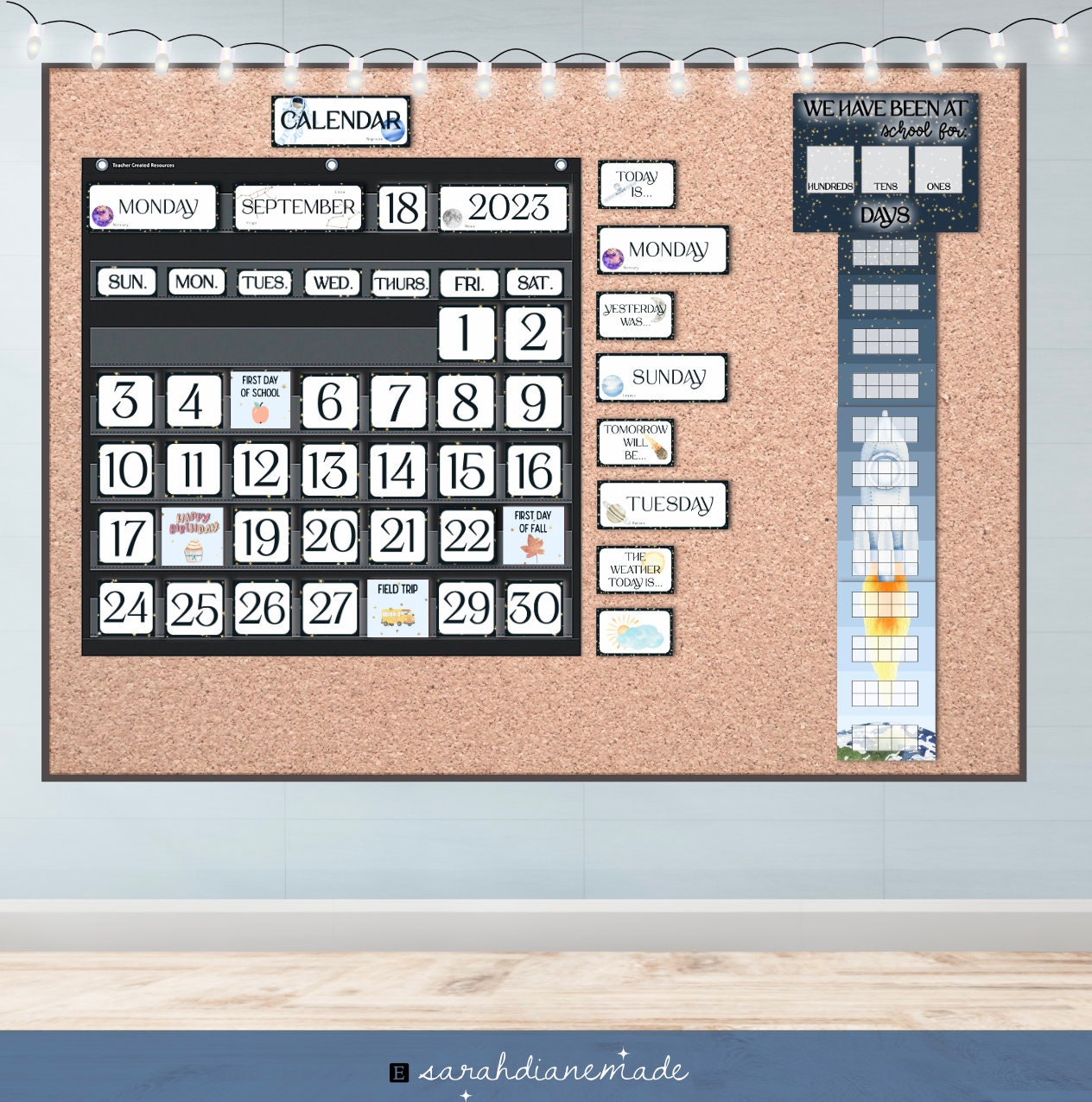 Classroom Decor MINI Bundle SPACE Theme Editable - Etsy