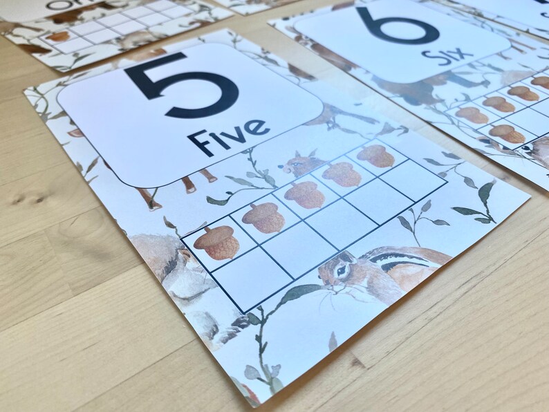 Number Display Cards Elementary Classroom Decor Bundle - Etsy