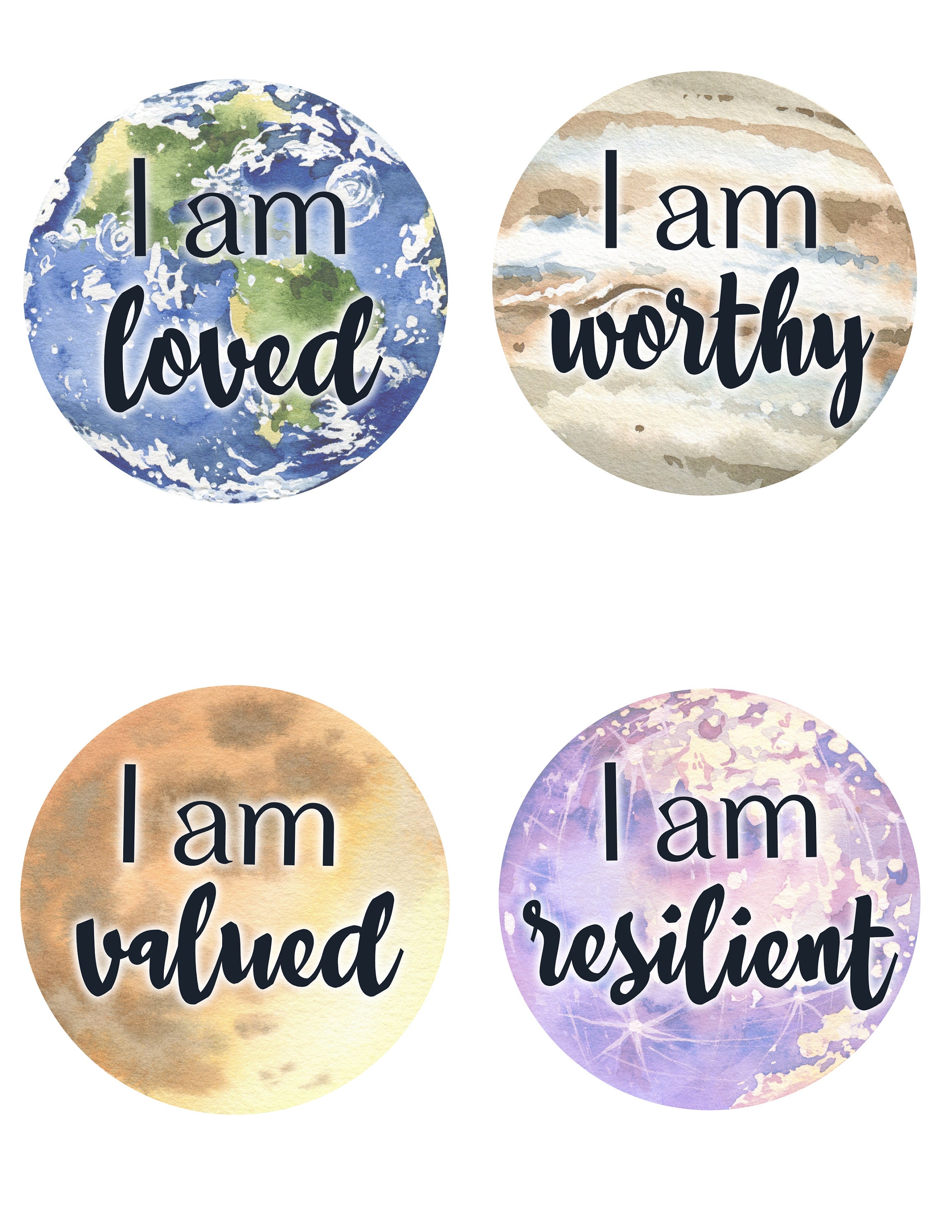 Affirmation Station Elementary Classroom Decor Bundle - Etsy